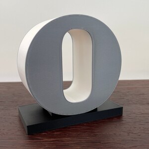 Number Zero 0: One Through Zero the Ten Numbers Sculpture Pop Art Sign ...