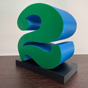 Number Two 2: One Through Zero the Ten Numbers Sculpture - Etsy
