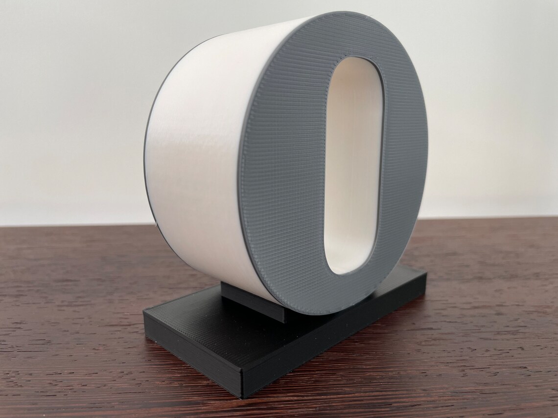 Number Zero 0: One Through Zero the Ten Numbers Sculpture Pop Art Sign ...