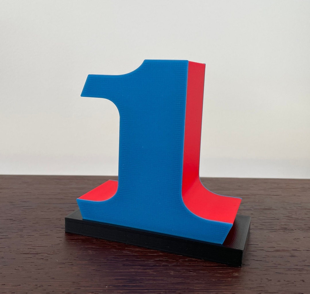 Number One 1: One Through Zero the Ten Numbers Sculpture Pop Art Sign ...