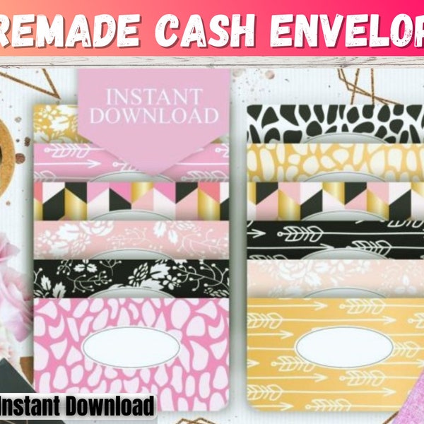 Cash Envelope Wallet - Etsy