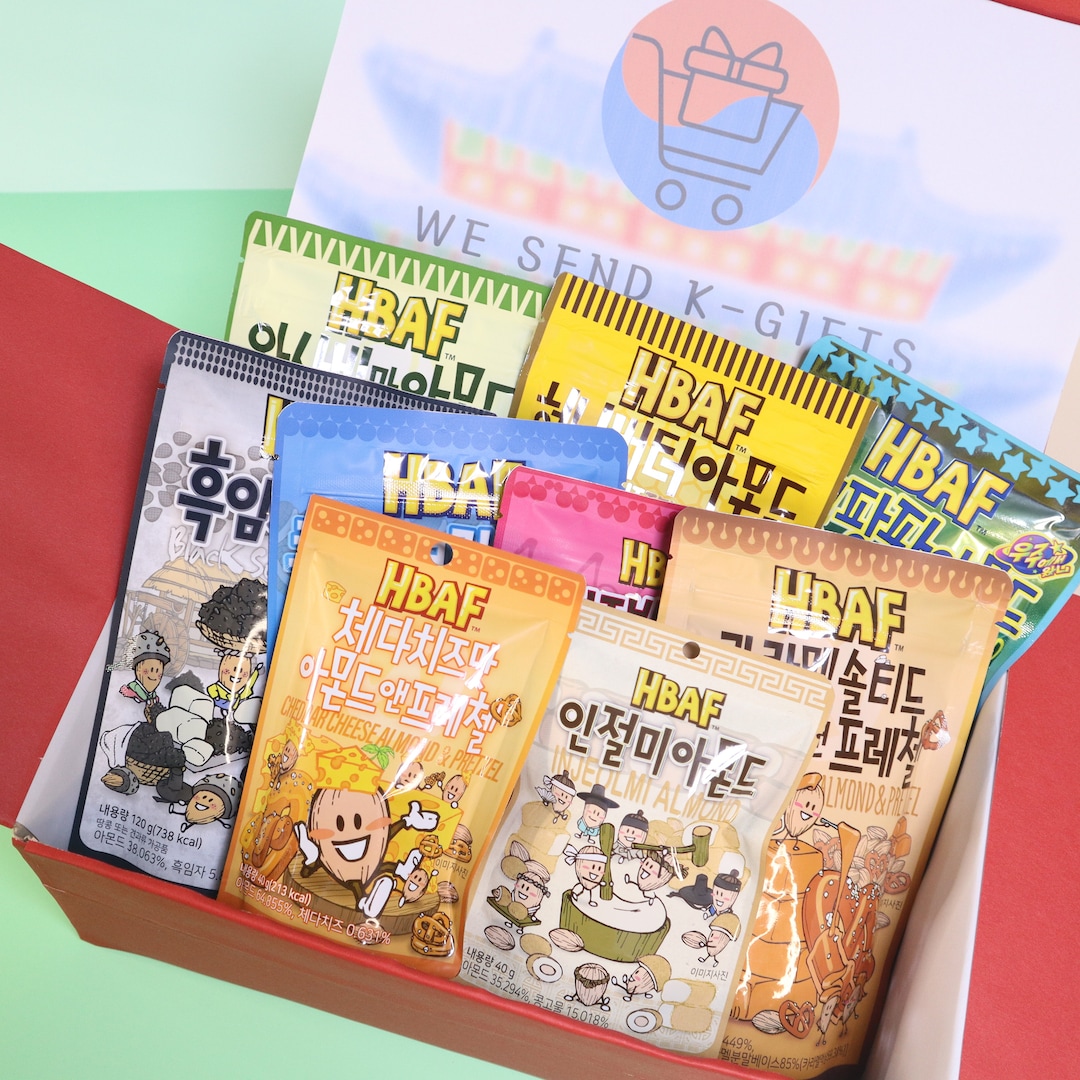 Korean Fried Almonds / Korea Almond / HBAF / Injeolmi Cookie and Cream ...