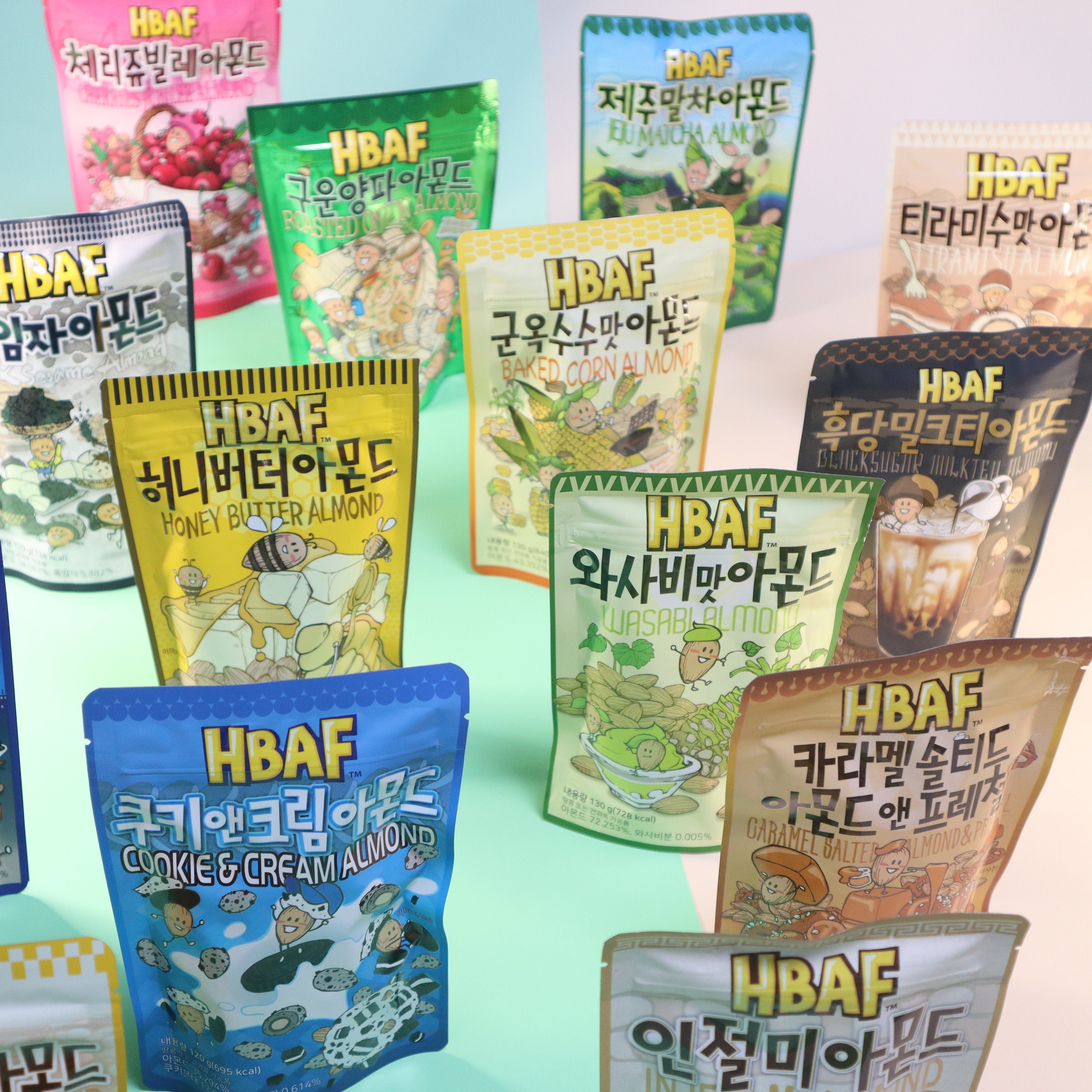 Korean Fried Almonds / Korea Almond / HBAF / Injeolmi Cookie and Cream ...