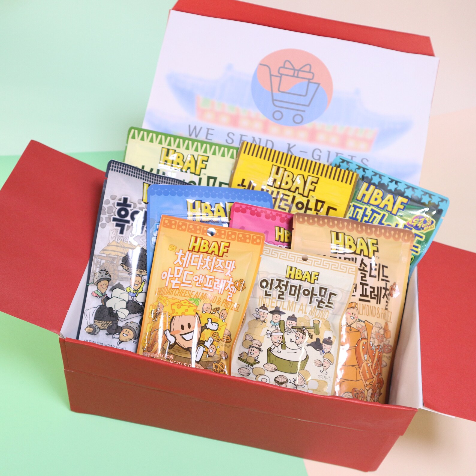 Korean Fried Almonds / Korea Almond / HBAF / Injeolmi Cookie and Cream ...