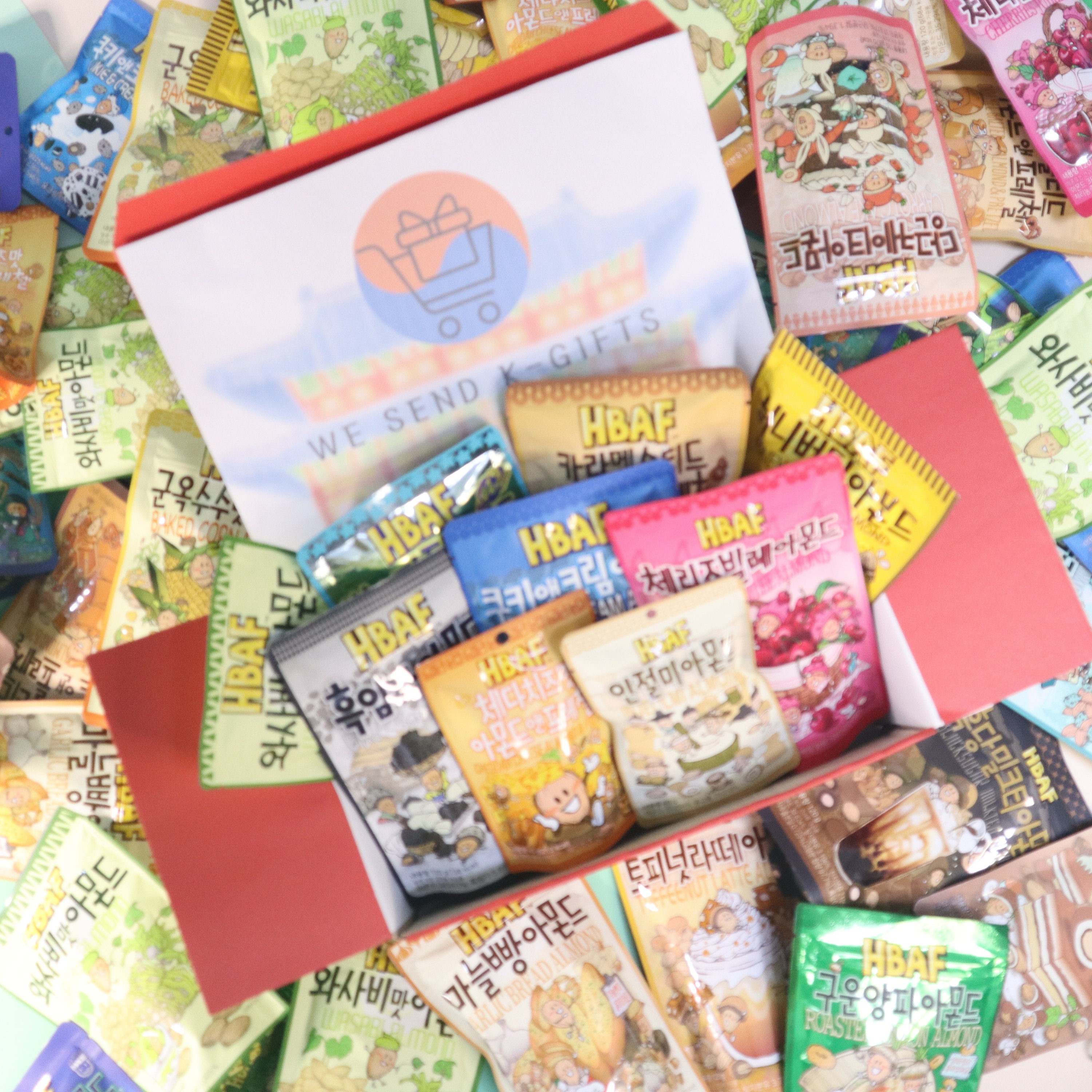 Korean Fried Almonds / Korea Almond / HBAF / Injeolmi Cookie and Cream ...