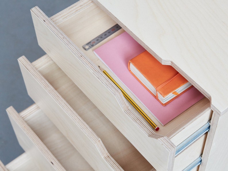 Filing Cabinet / Plywood Side Table - Etsy