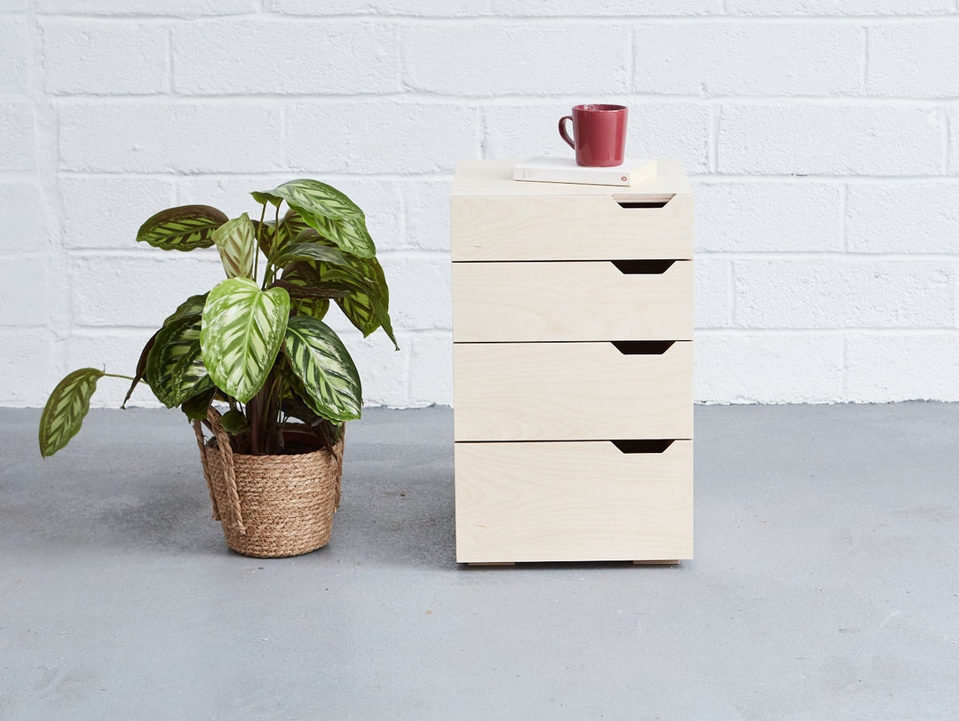 Filing Cabinet / Plywood Side Table - Etsy