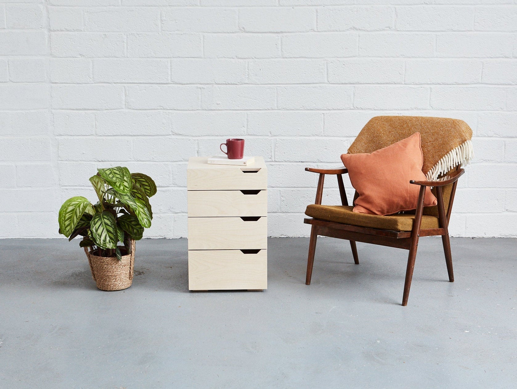 Filing Cabinet / Plywood Side Table - Etsy