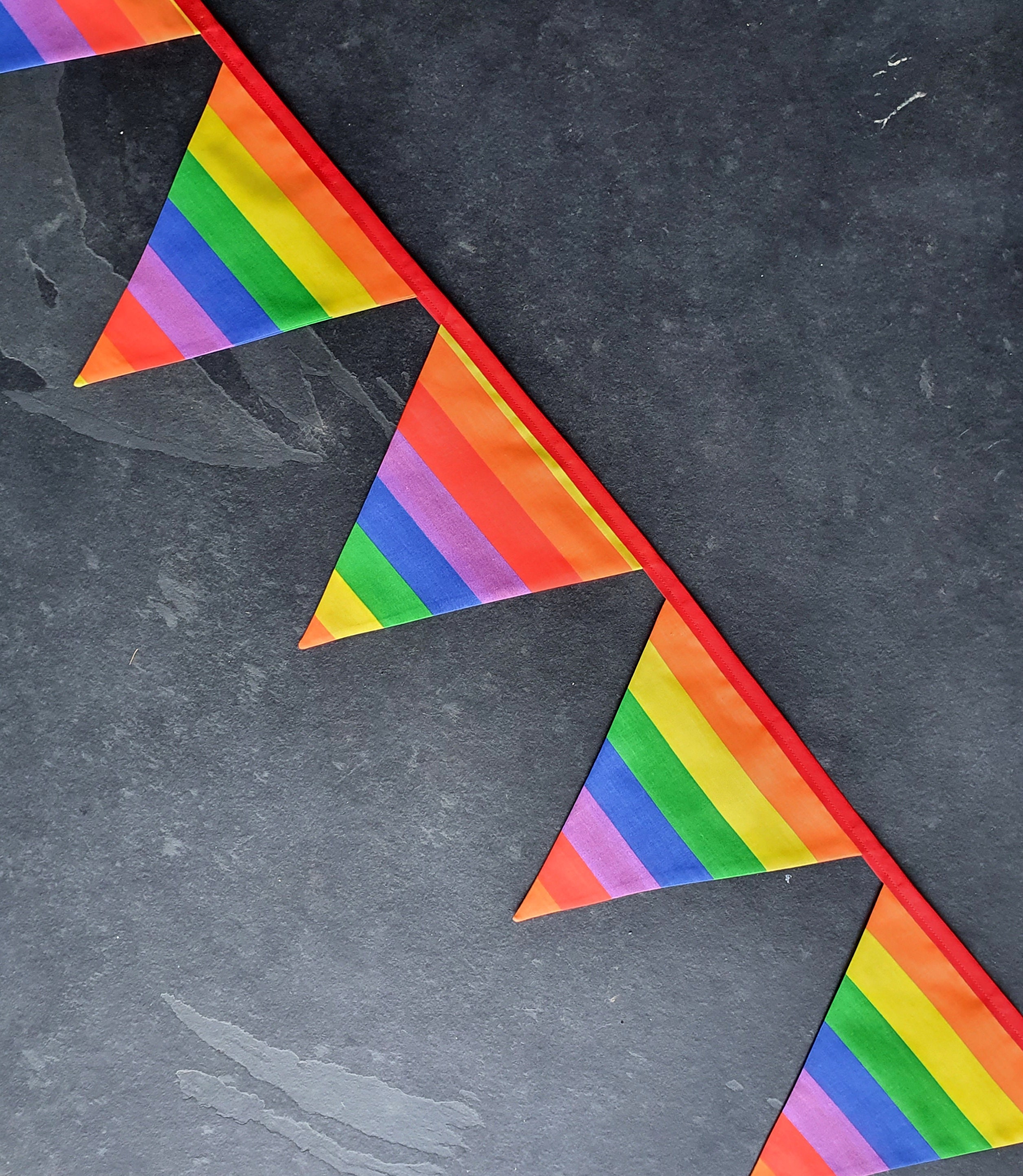 Handmade Rainbow Bunting Pride Bunting Pride Decoration - Etsy