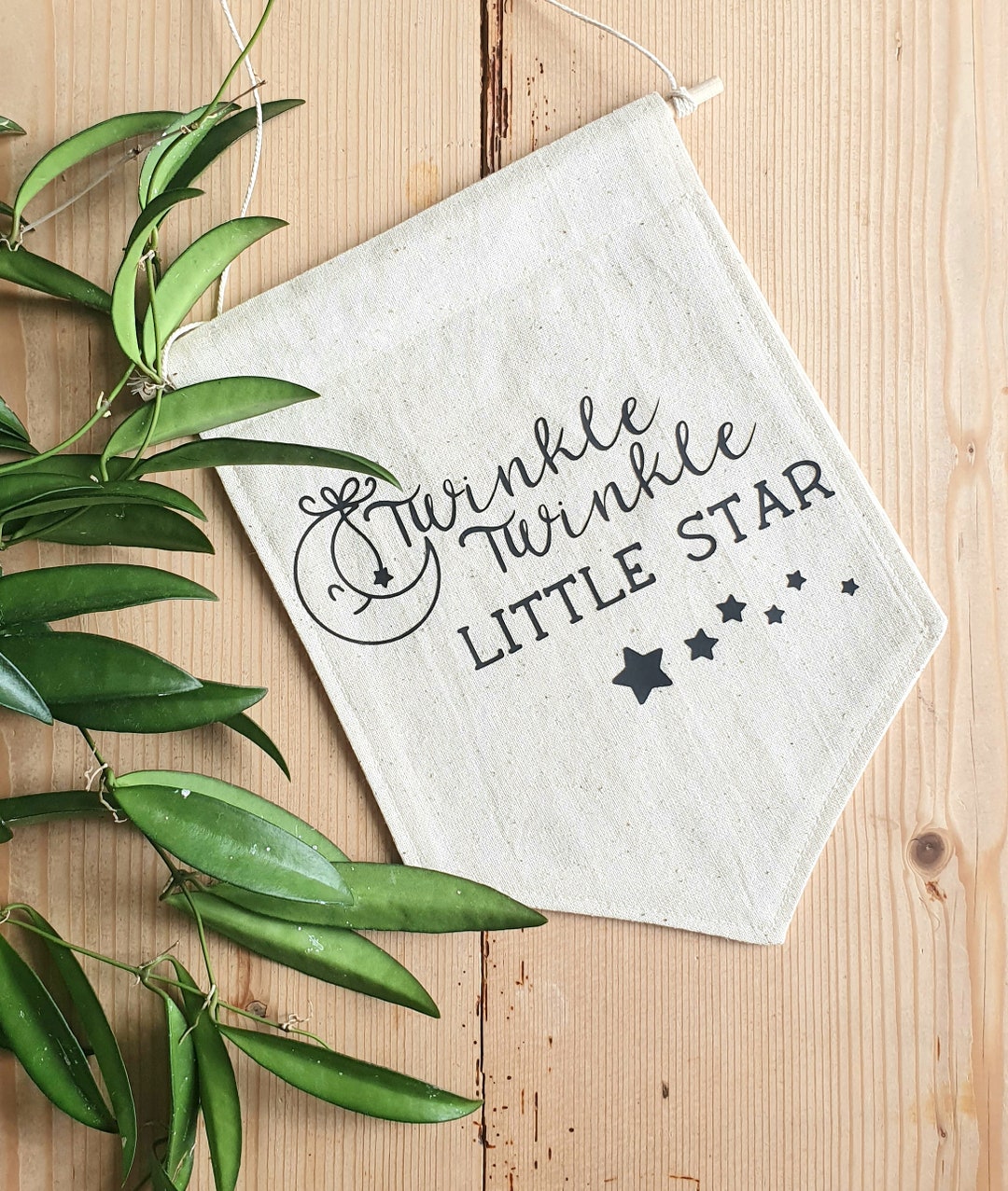 Twinkle Twinkle Little Star Pennant Flag, Children's Bedroom Decor ...