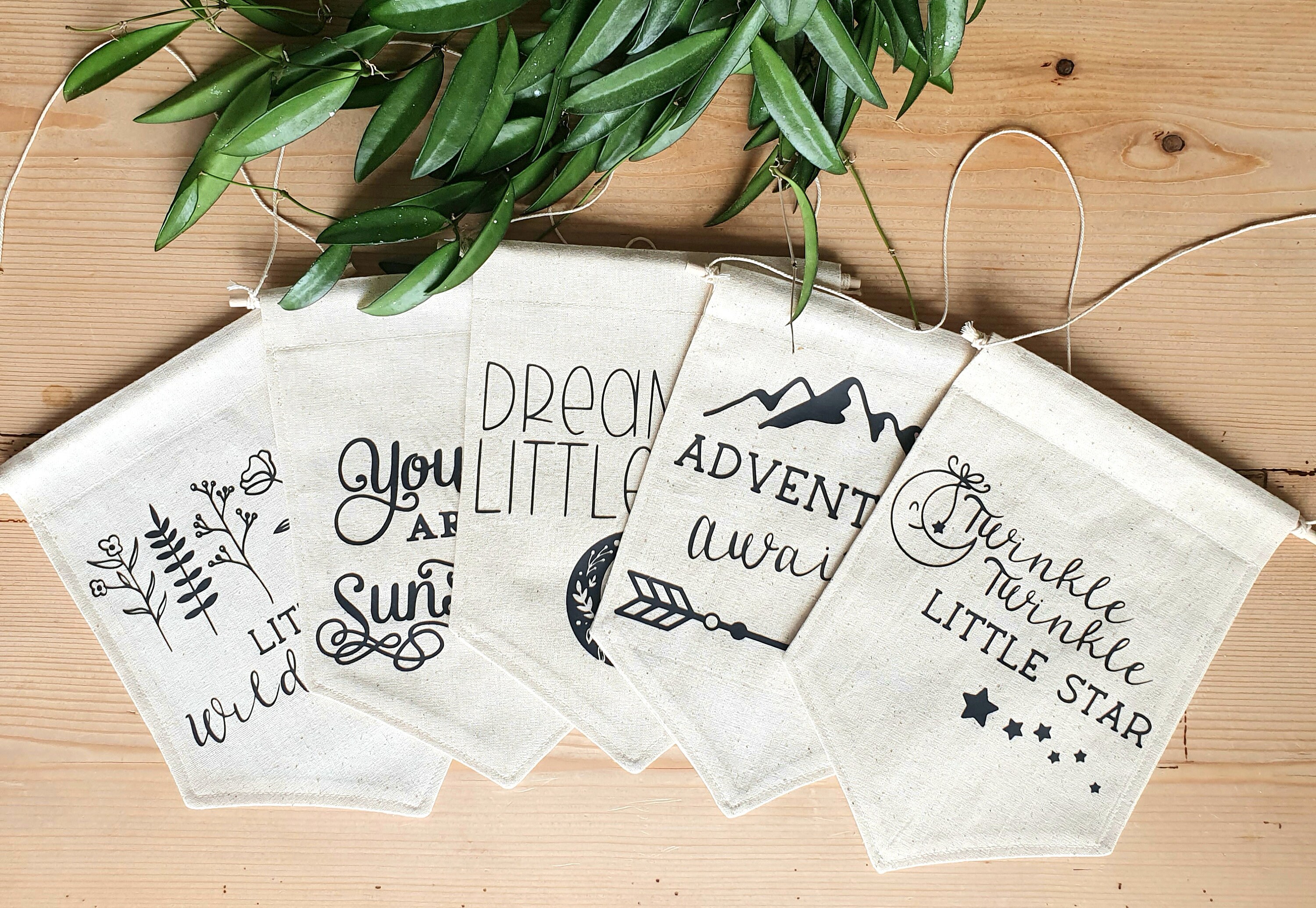 Twinkle Twinkle Little Star Pennant Flag, Children's Bedroom Decor ...