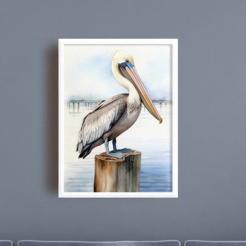 Pelican Wall Art - Etsy Australia