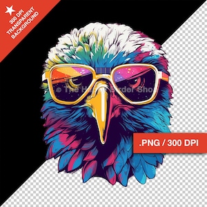 Eagle Clipart | Transparent PNG | 300 DPI | Commercial Free | Bird Nerd ...