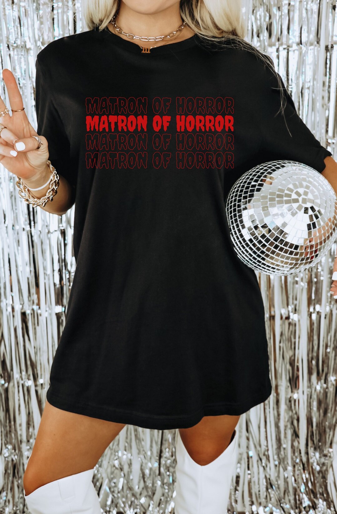 Spooky Matron of Horror Comfort Colors Shirt| Halloween Bachelorette ...