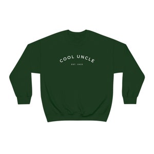 Custom Cool Uncle Est 2023 Sweater Uncle to Be Sweatshirt - Etsy