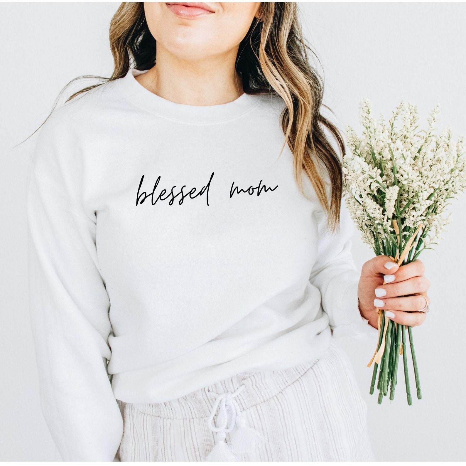 Blessed Mom Sweatshirt Mama Sweater Blessed Mama Gift for - Etsy