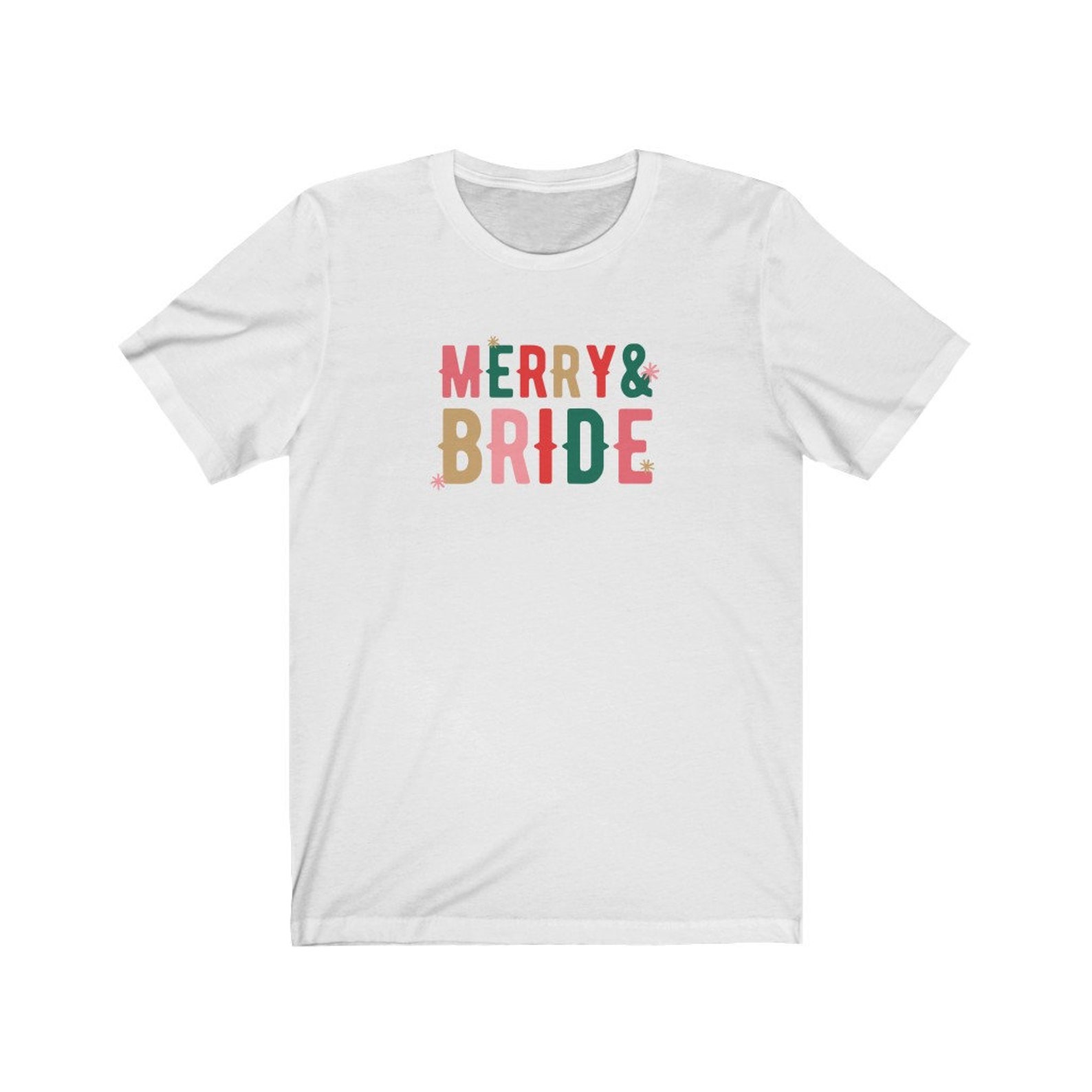 Merry Bride Shirt| Christmas Bride Tshirt, Gift for Bride to Be, Bridal ...
