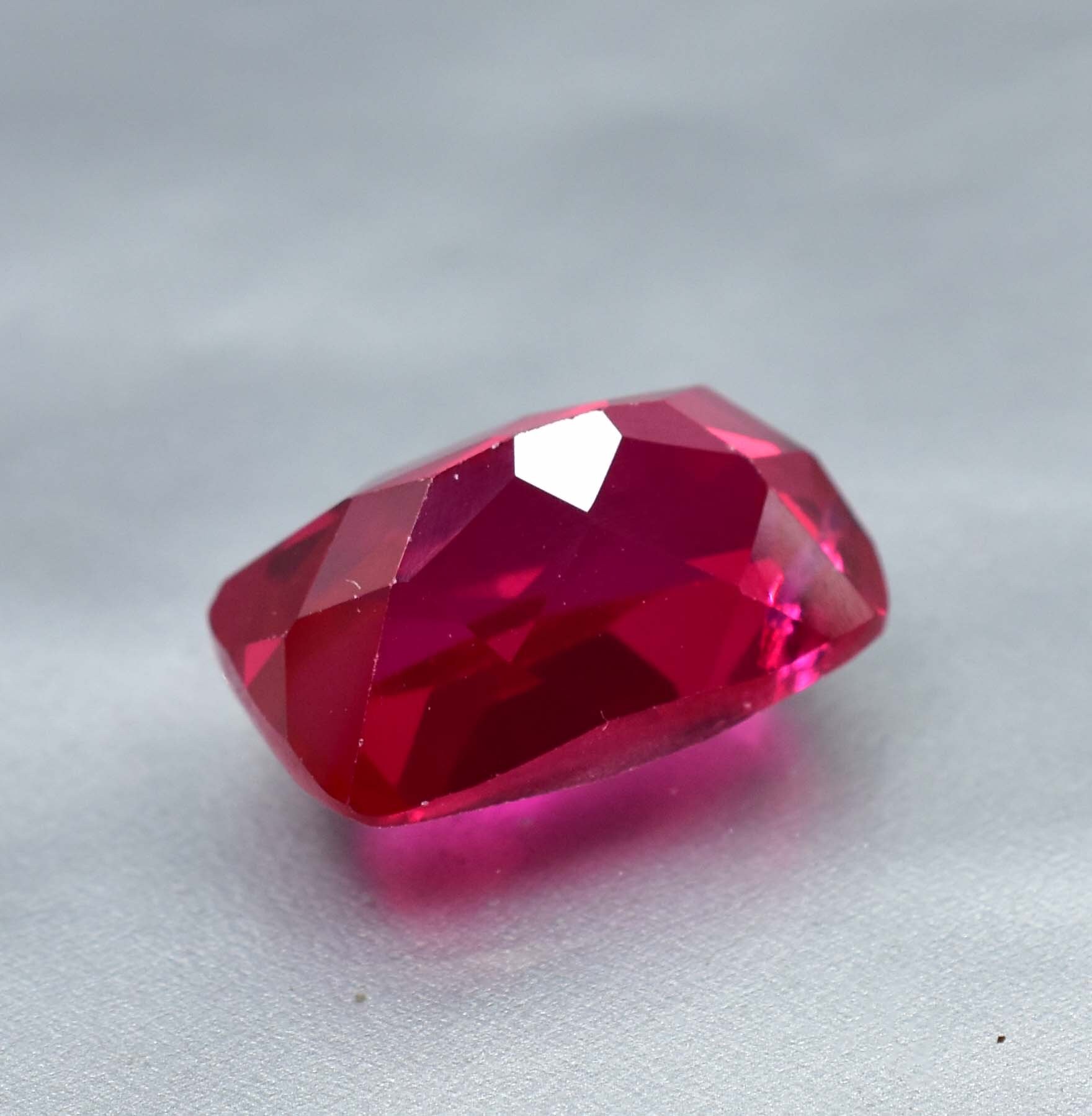 AAA 20.00 Ct Very Rare Natural Burmese Red Painite Cushion Cut Loose ...