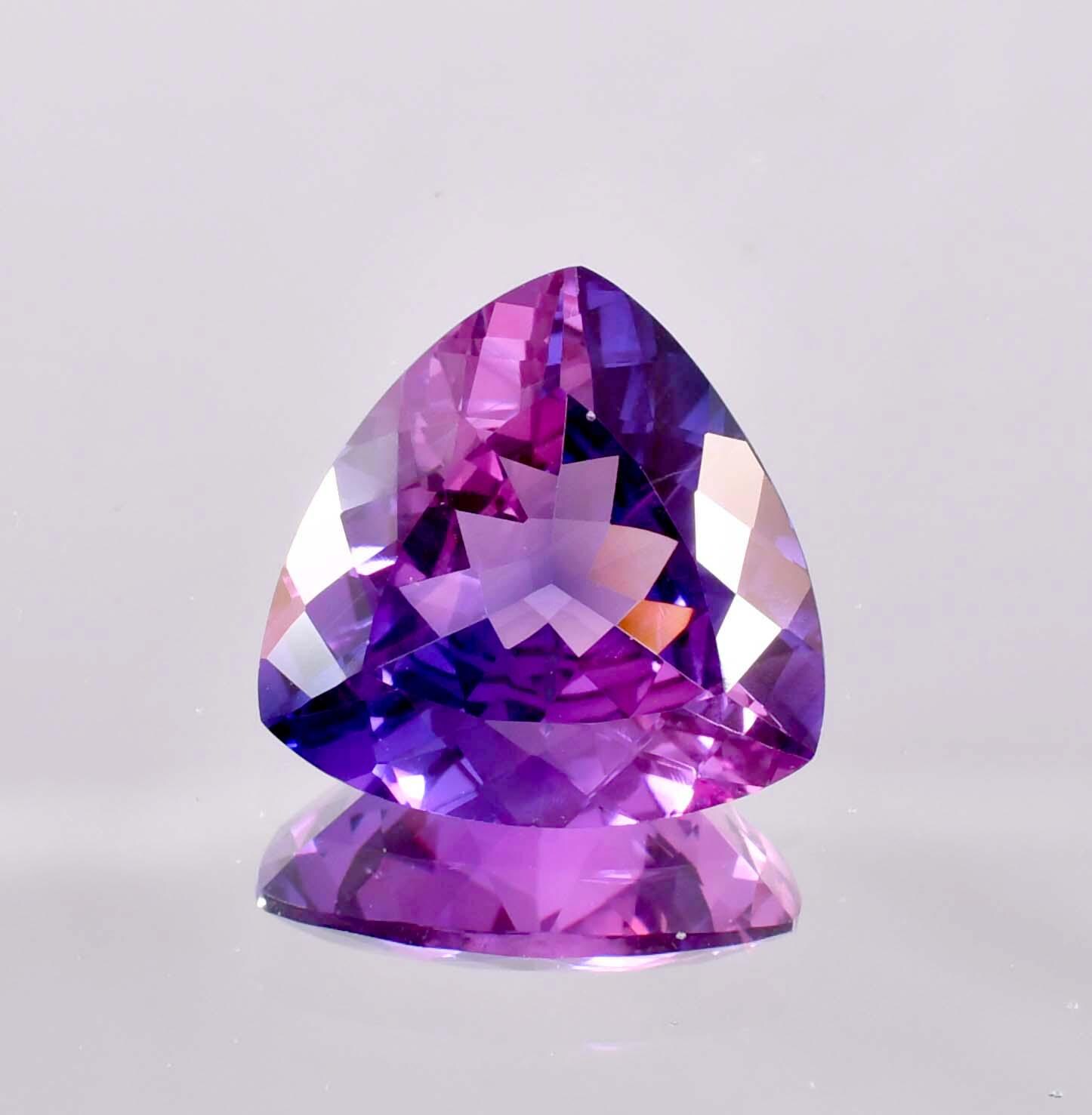 Rare Natural Sweet Transparent Velvet Smooth Soft Purple Pink TAAFFEITE ...