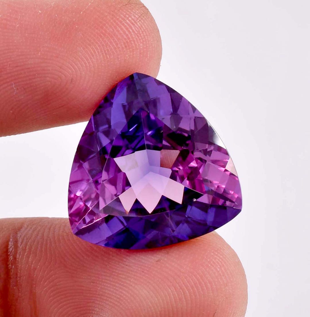 Rare Natural Sweet Transparent Velvet Smooth Soft Purple Pink TAAFFEITE ...