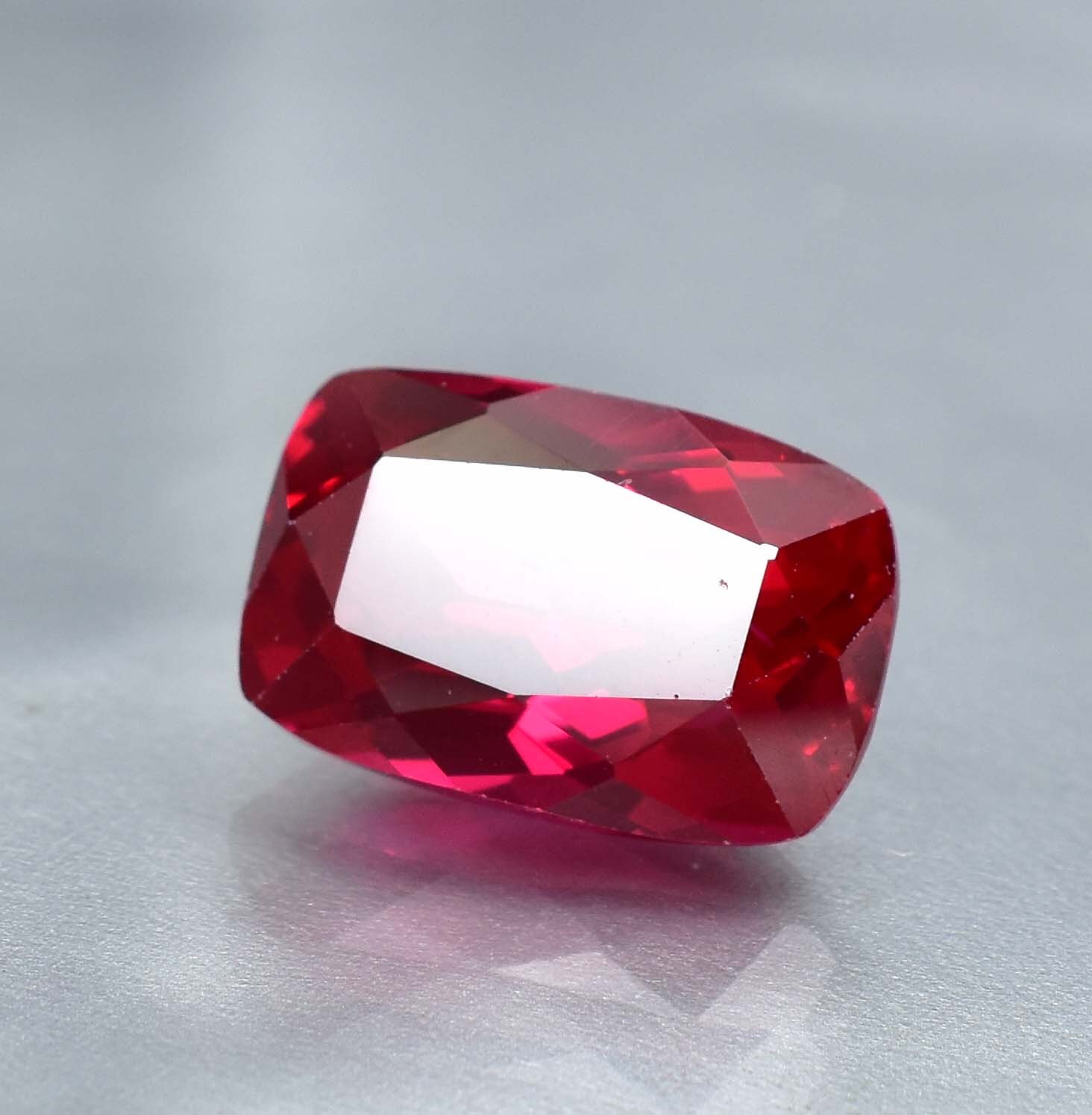 AAA 20.00 Ct Very Rare Natural Burmese Red Painite Cushion Cut Loose ...