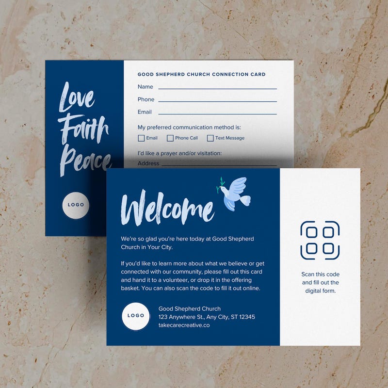 Pledge Card Templates - Etsy