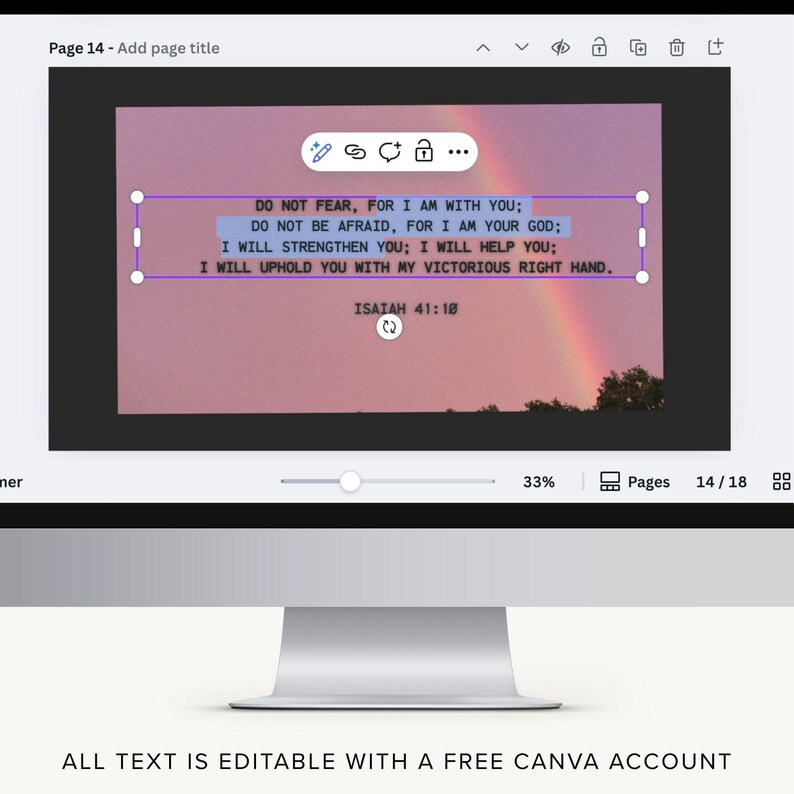 Customizable Aesthetic Quote Canva Slides | Customisable Pre-service ...