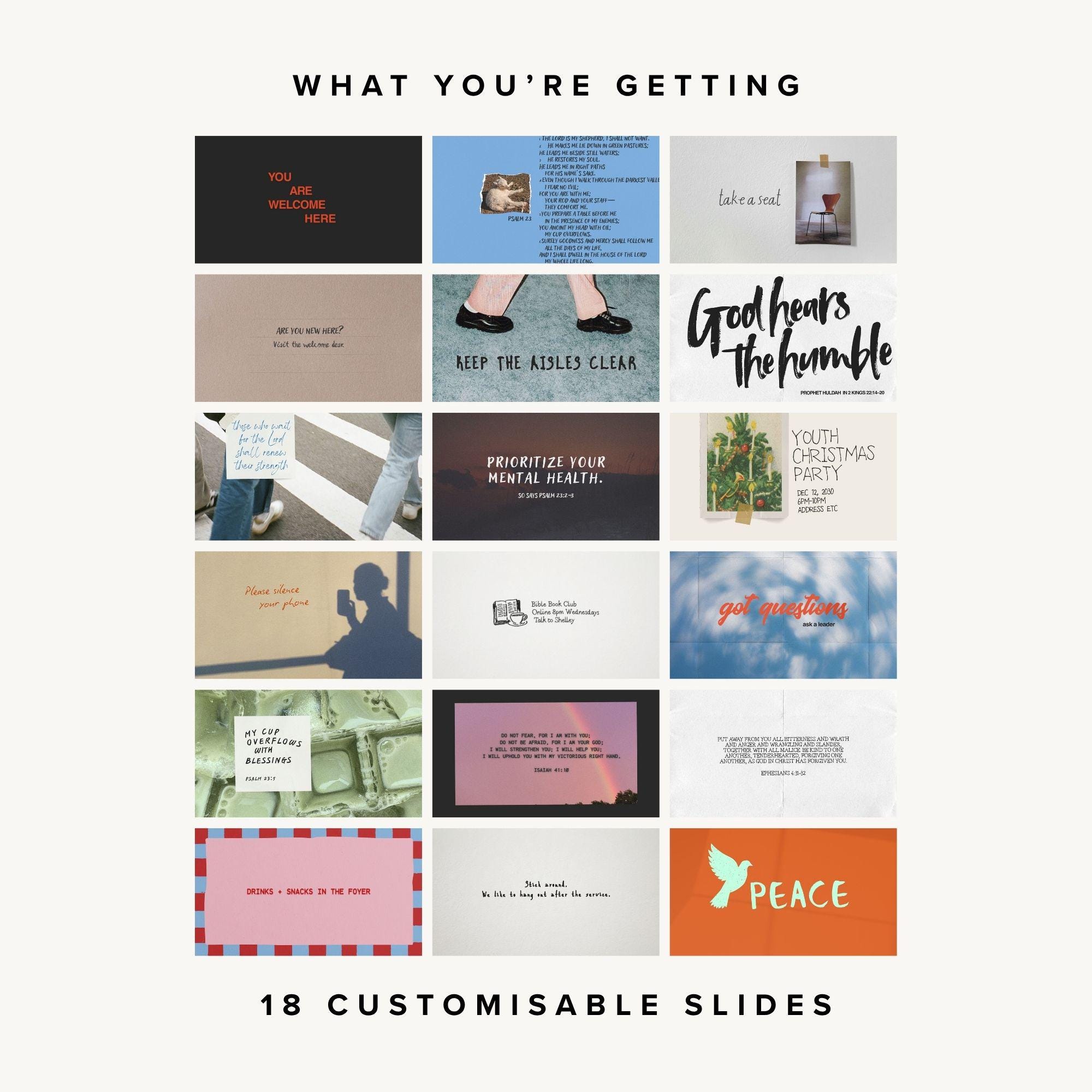 Customizable Aesthetic Quote Canva Slides | Customisable Pre-service ...