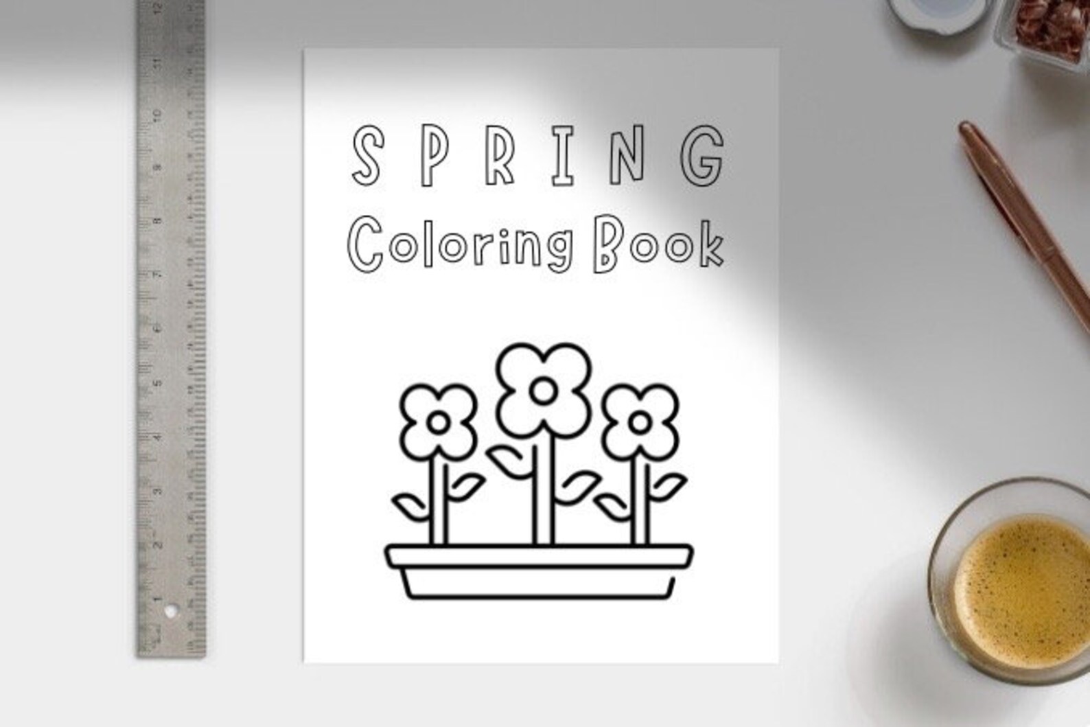 Color by Numbers Spring Themed Fun Coloring & Activity Book for ...