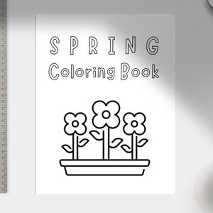 Color by Numbers Spring Themed Fun Coloring & Activity Book for ...