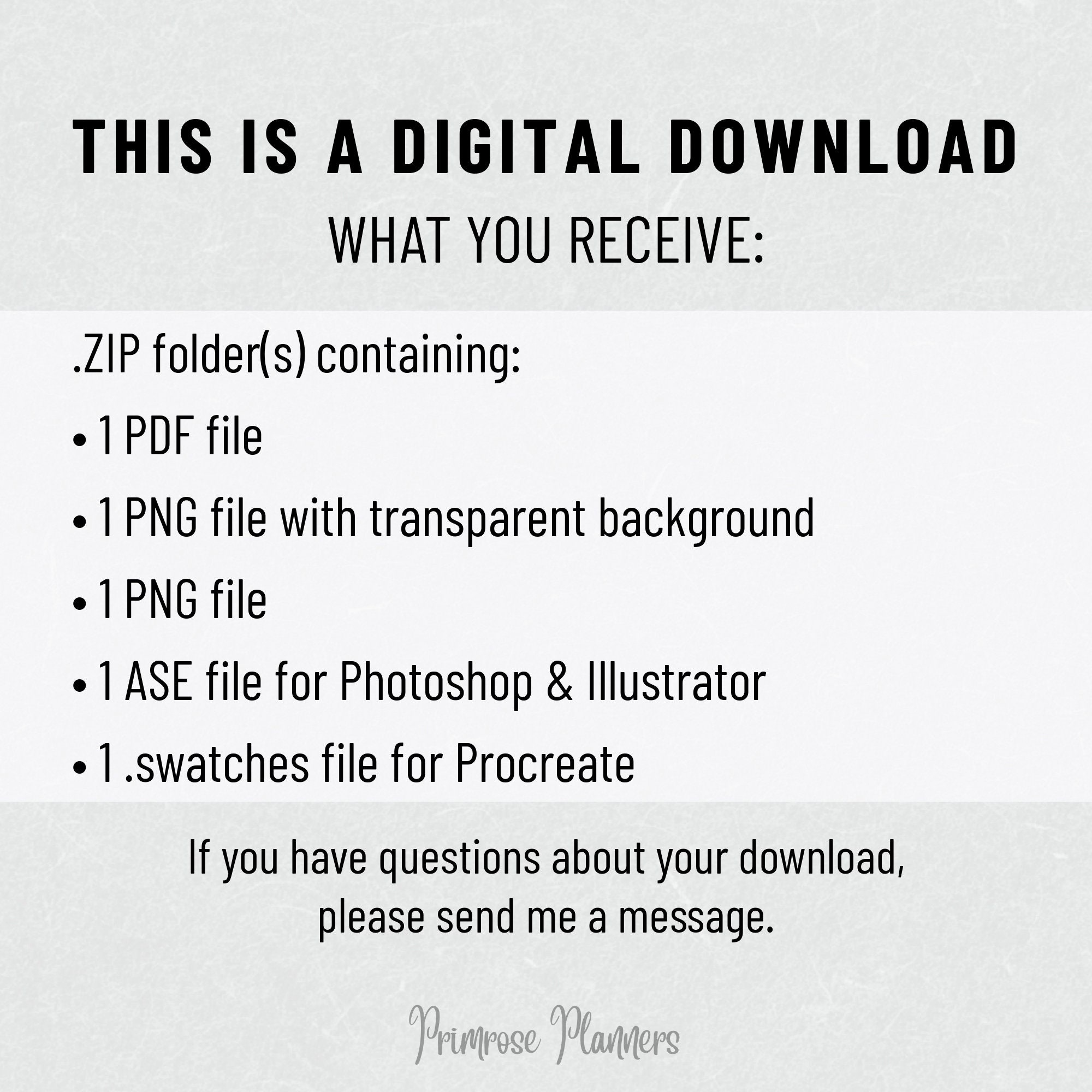 Boho Winter Digital Color Palette Color Chart Goodnotes - Etsy