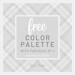 Modern Christmas Digital Color Palette Color Chart Goodnotes Tool ...