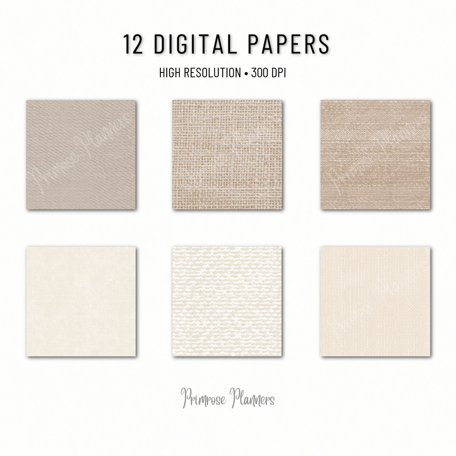 Beige Textured Digital Paper Pack Digital Base Paper - Etsy