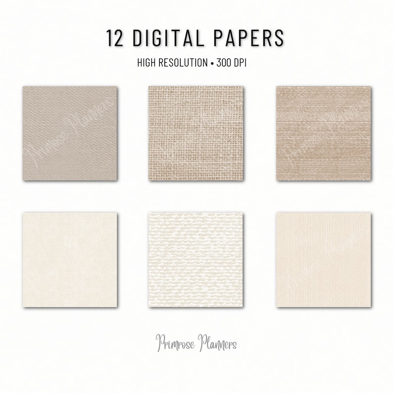 Beige Textured Digital Paper Pack Digital Base Paper - Etsy
