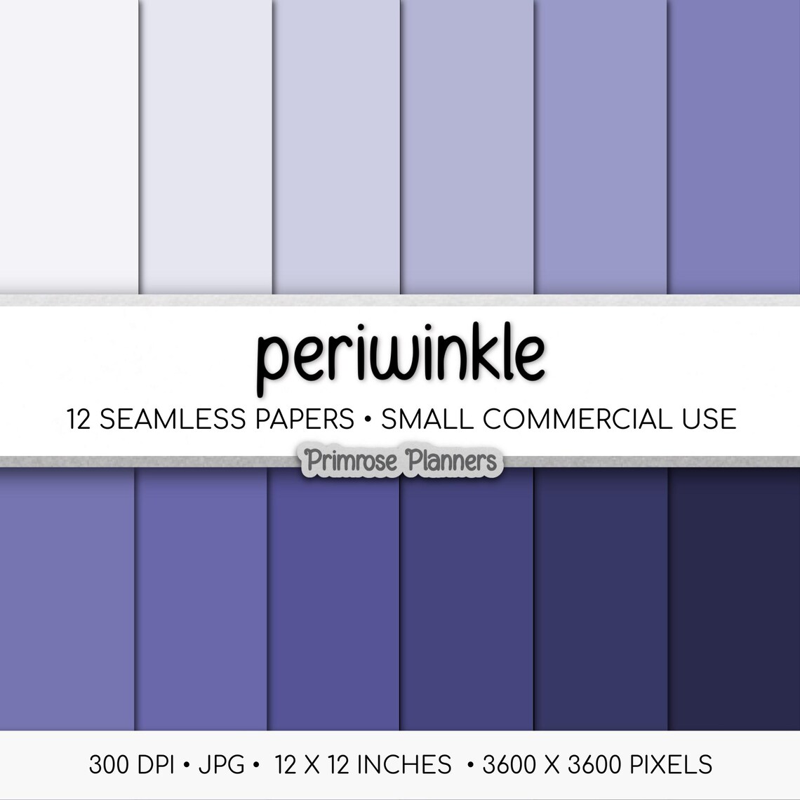 Periwinkle Backgrounds, Solid Color Digital Paper, Monochrome Light ...