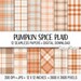 Soft Autumn Plaid Digital Paper Pack Digital Blush and Sage - Etsy
