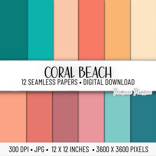 Coral Paper - Etsy