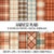 Harvest Autumn Tartan Digital Paper Pack Printable Digital Paper Fall ...