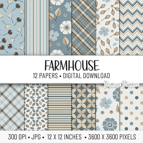 Purple and Blue Digital Paper Pack Commercial Use Instant - Etsy