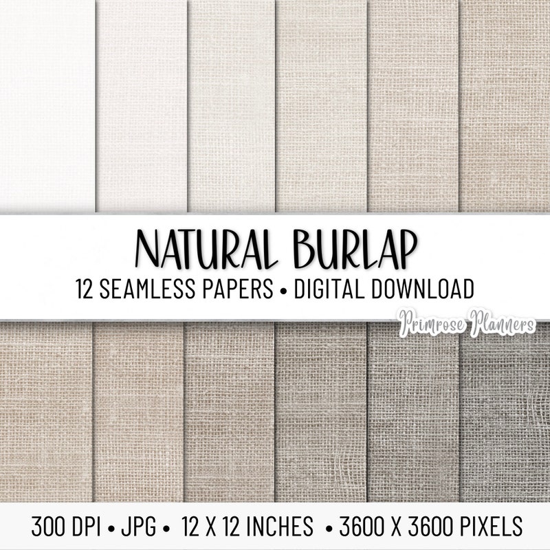 Burlap Overlays - Etsy