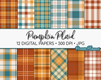 Plaid Paper Pack | Etsy