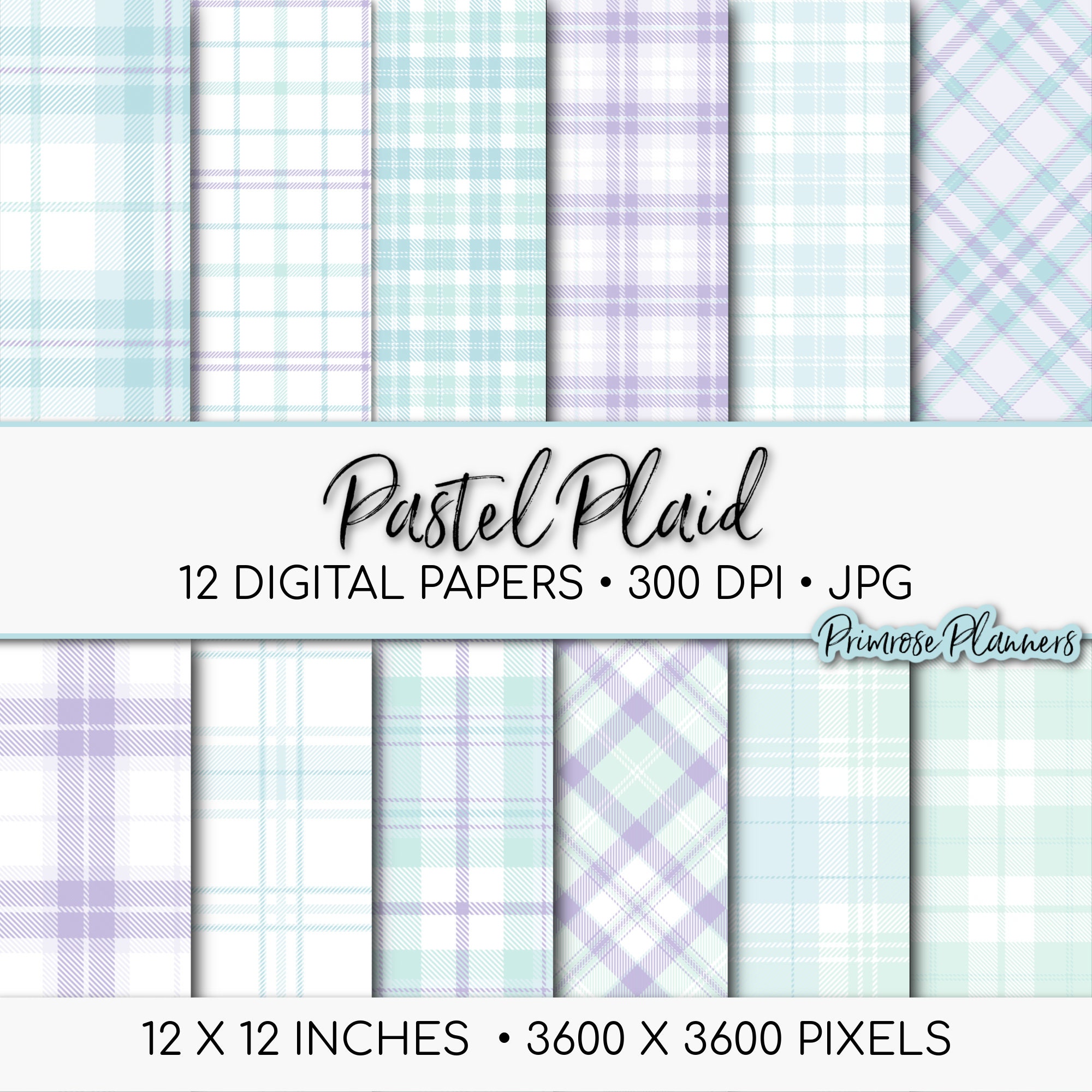 Pastel Plaid Background