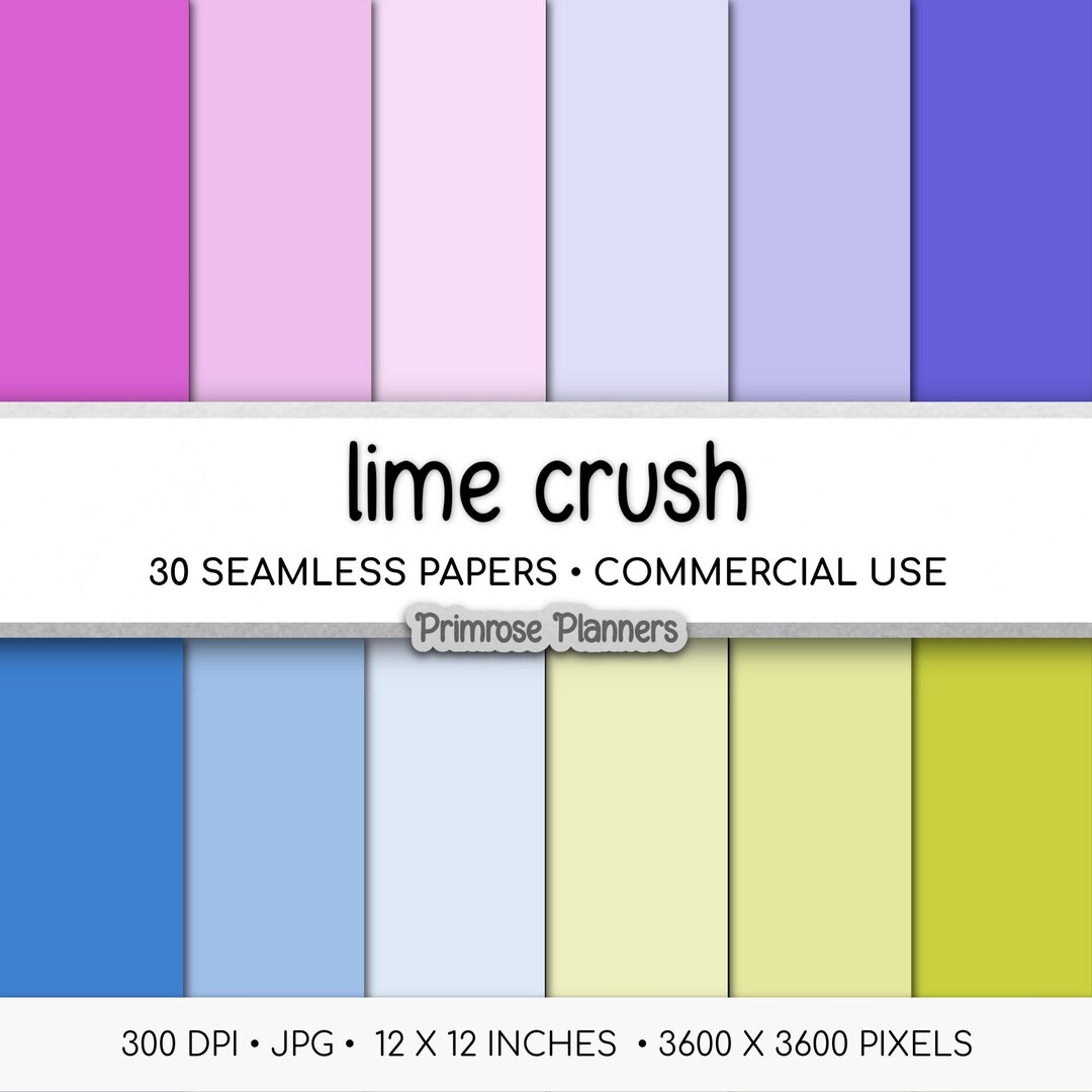 Seamless Storybook Solids Digital Paper | Bright & Pastel Fantasy ...