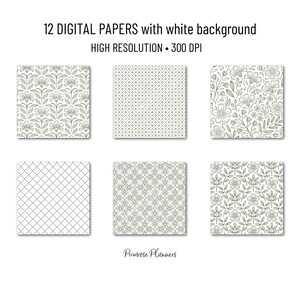 OLIVE GREEN Pattern Digital Paper Pack | Digital Stripe Paper ...