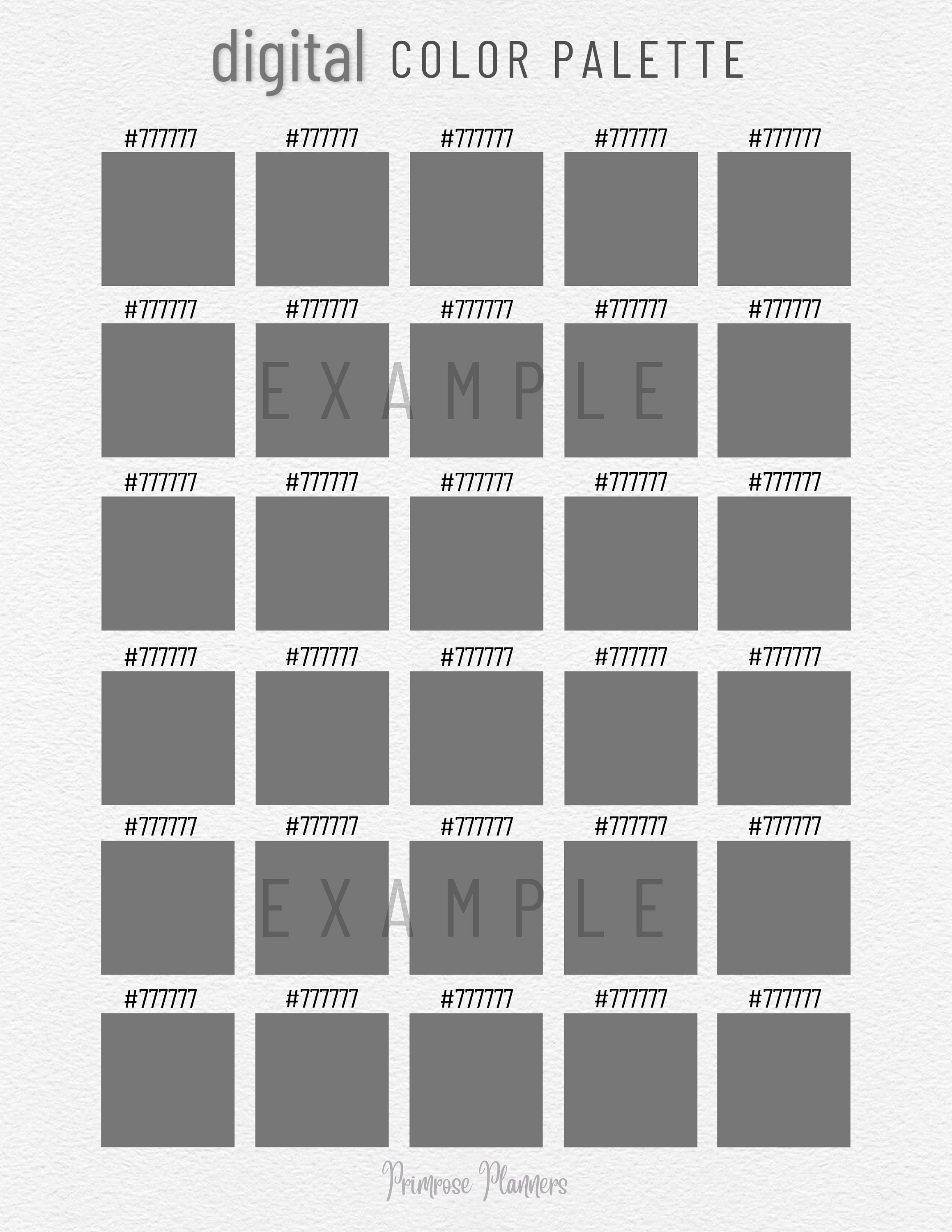 Caffeine Queen Digital Color Palette Color Chart Goodnotes - Etsy Canada