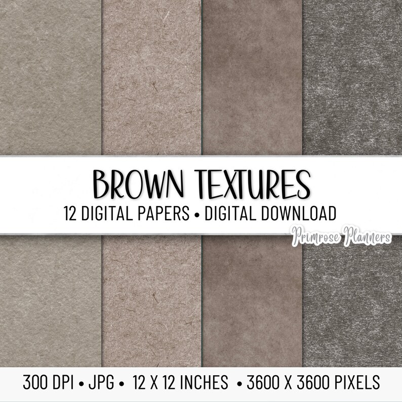 Brown Textured Digital Paper Pack Digital Base Paper - Etsy