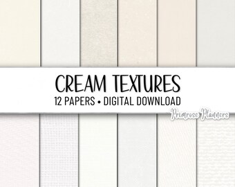 Beige Textured Digital Paper Pack Digital Base Paper Burlap Digital ...