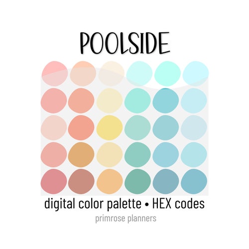 Boho Muted Procreate Color Palette Ipad Procreate Etsy