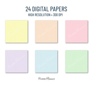 Pastel Hearts Confetti Digital Paper Pack Digital Heart Paper Printable ...