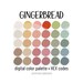 Gingerbread Digital Color Palette Color Chart Goodnotes Tool iPad ...